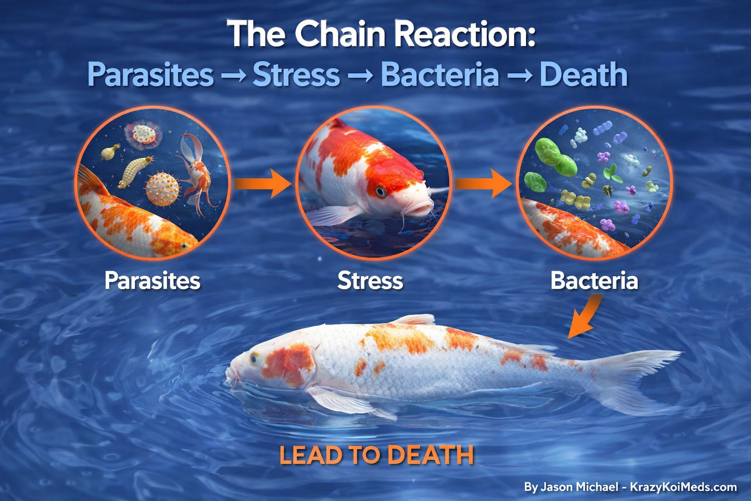 The Chain Reaction: Parasites → Stress → Bacteria → Death – Krazykoimeds